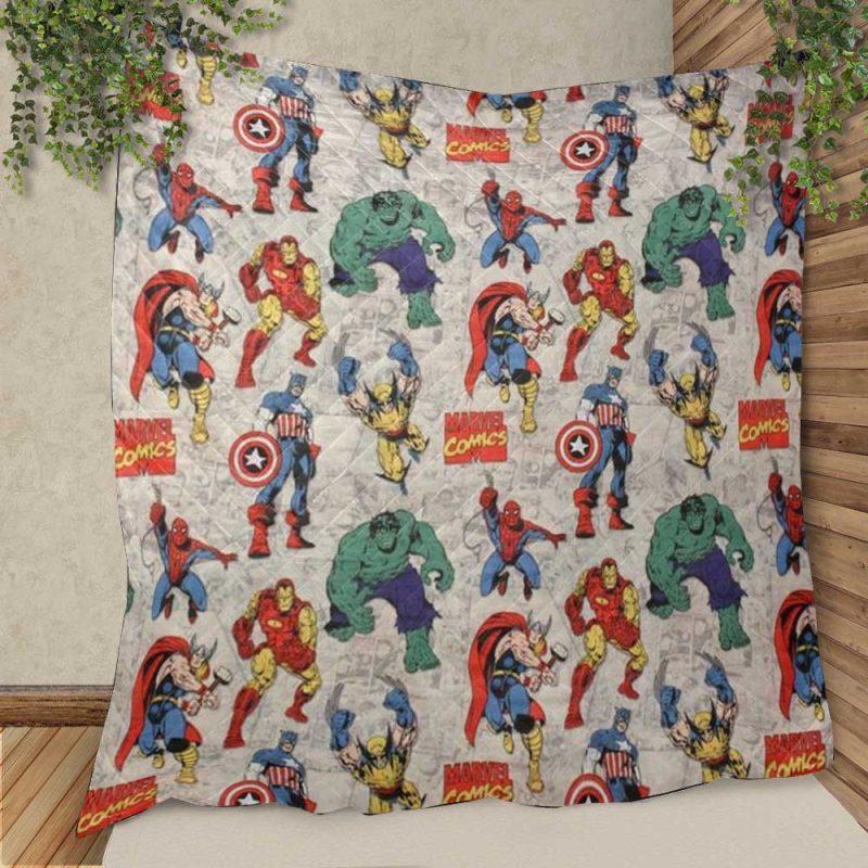 Full Super Hero Marvel Comics Christmas Gifts Lover Blanket,Super Hero ...