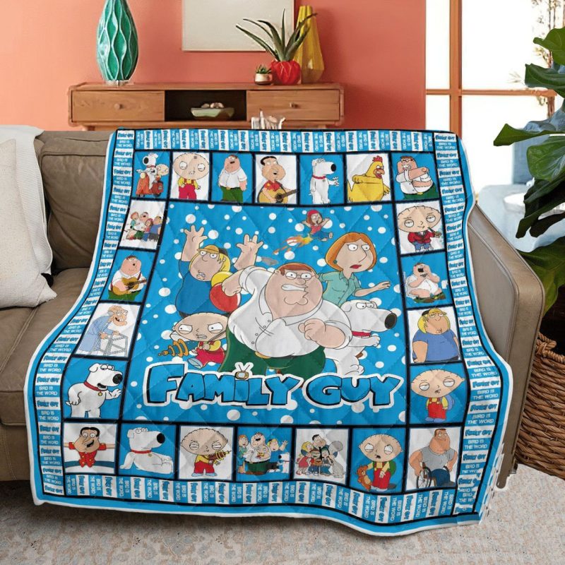 Family Guy Movie Quilt, Family Guy Kids Fleece, Family Gift Quilt ...