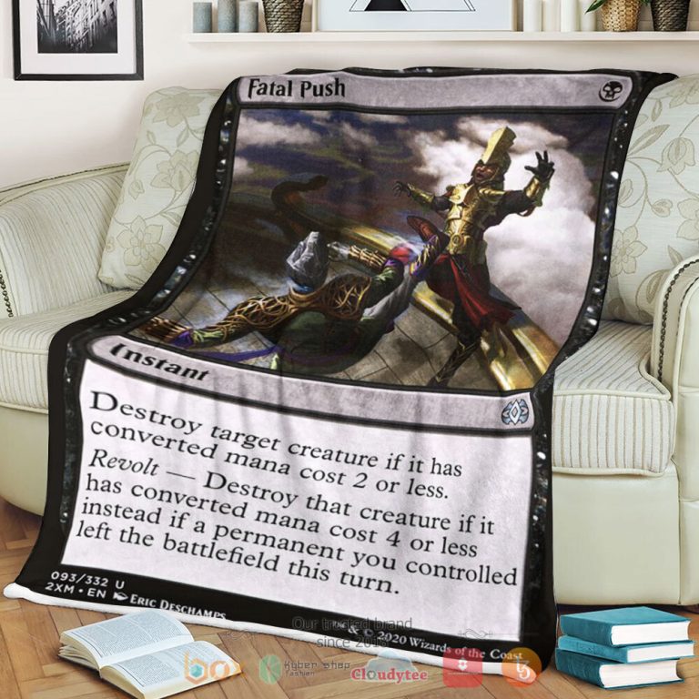 Game Mtg Fatal Push Sherpa Blanket - Hot Sale 2025