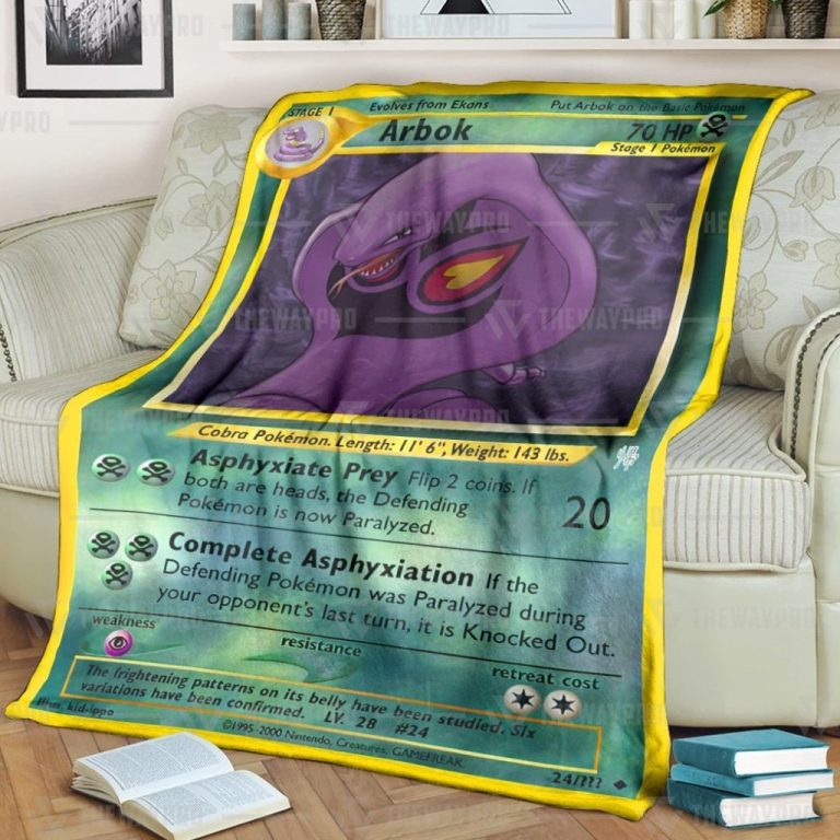 Pokemon Arbok Blanket - Hot Sale 2025