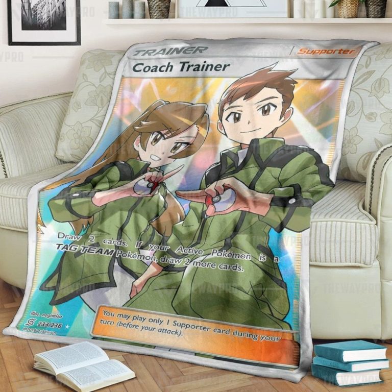 Pokemon Coach Trainer Blanket - Hot Sale 2025