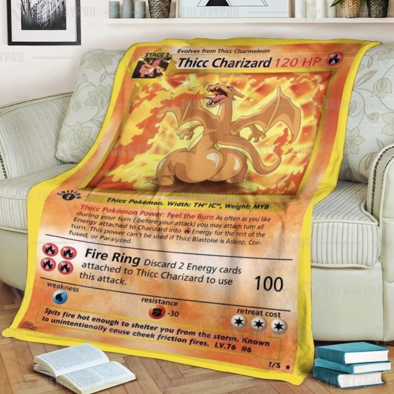 Pokemon Thicc Charizard Blanket - Hot Sale 2025