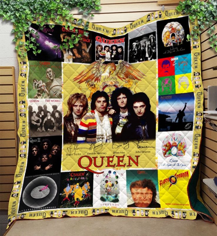 Queen Rock Star Signatures Quilt Blanket - Hot Sale 2025