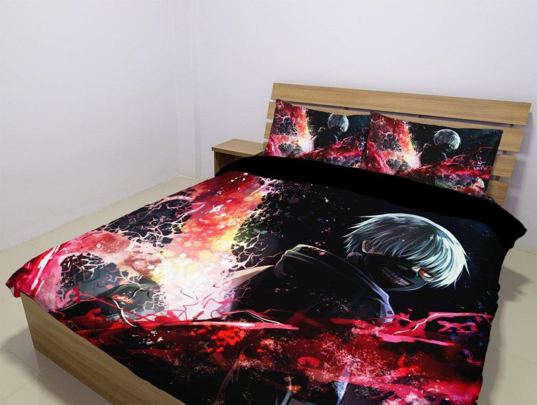 Tokyo Ghoul Duvet Cover and Pillowcase Set Bedding Set - Hot Sale 2025